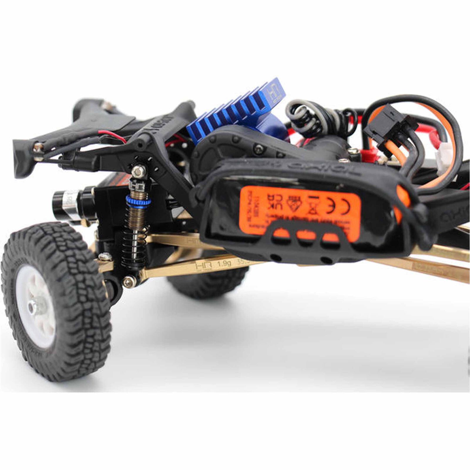 Hot Racing Aluminum 25mm Adjustable Shocks with Three Spring Rates, 1/ ...